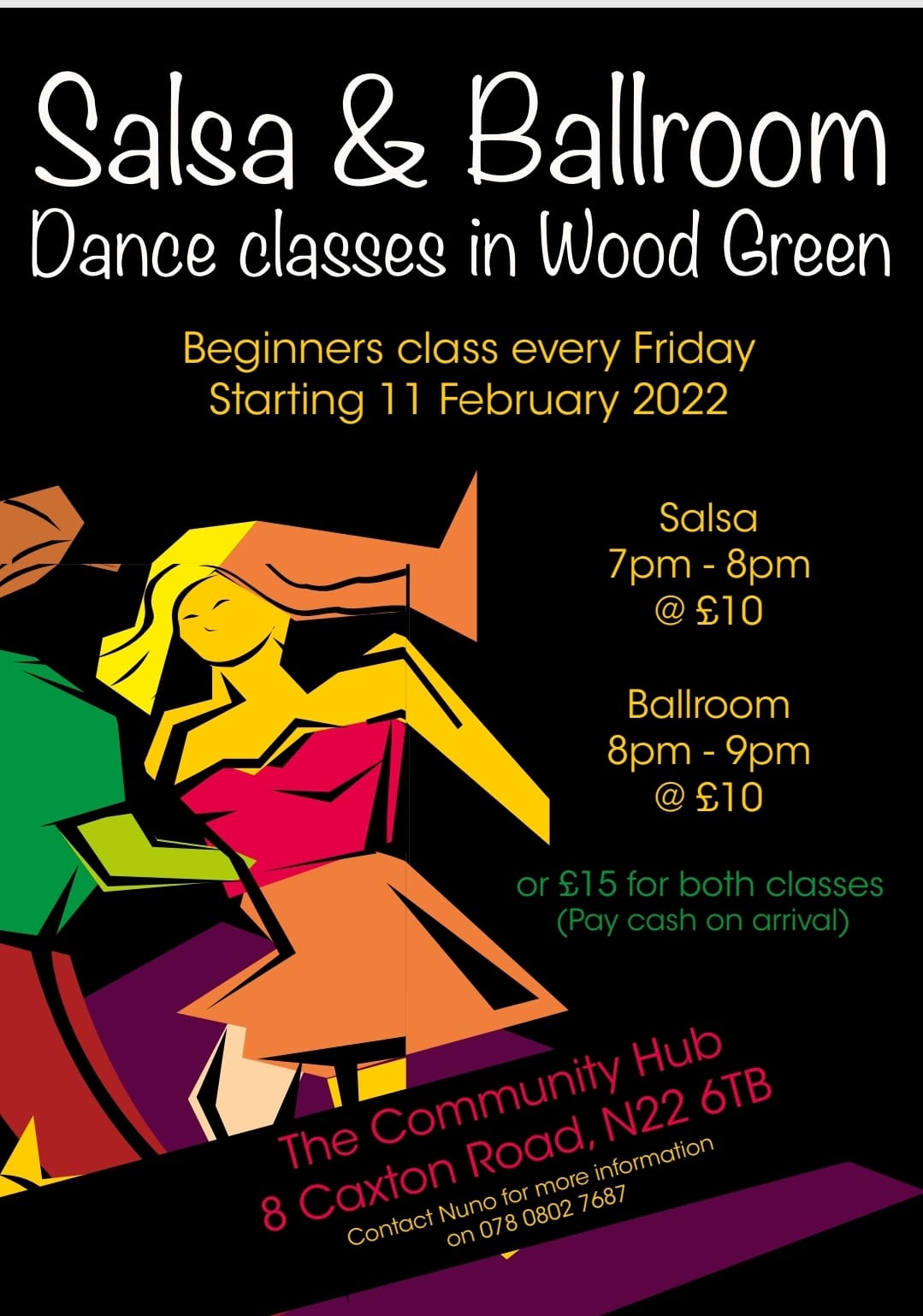 Salsa & Ballroom – The Community Hub – Haringey